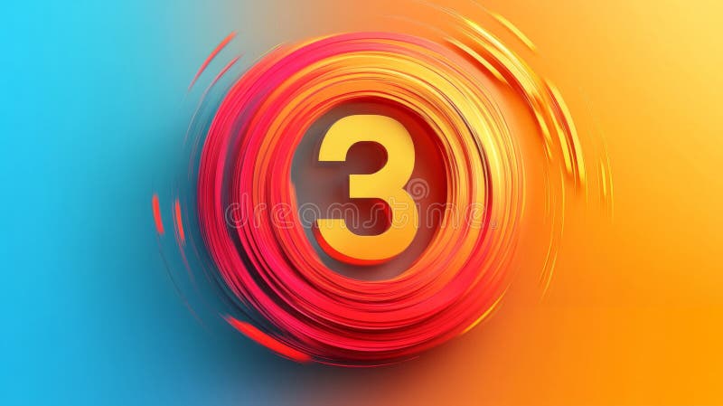 Abstract Number Paper Infographic Element. Stock Vector - Illustration ...