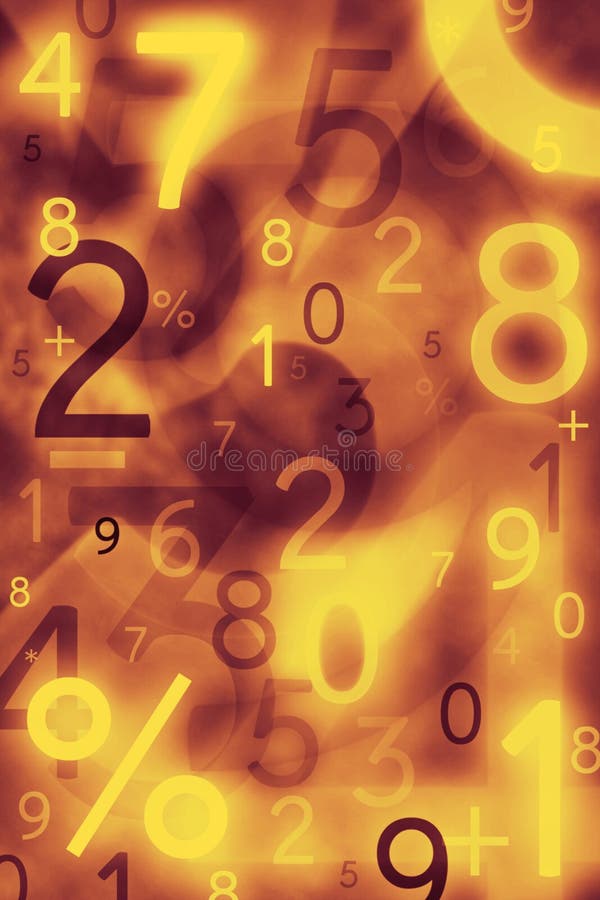 Abstract numbers stock illustration. Illustration of graphics - 21290080