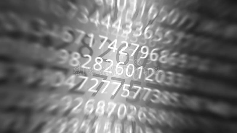 Abstract Numbers on the Gray Background - Big Data Concept Stock ...