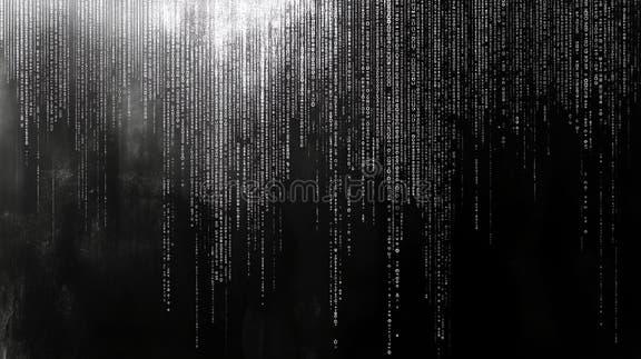 Abstract Numbers Matrix Background, Binary Code, Coding and Programming ...
