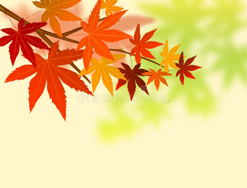 Abstract Oak Leaf Background Stock Illustration - Illustration of ...