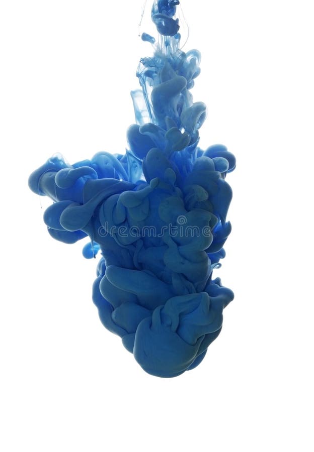 Abstract Object of Paint Splash. Color Cloud of Ink in Water Stock ...