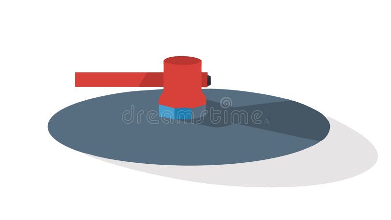 Abstract Object Stand Icon Minimal Flat Style Illustration, Vector ...