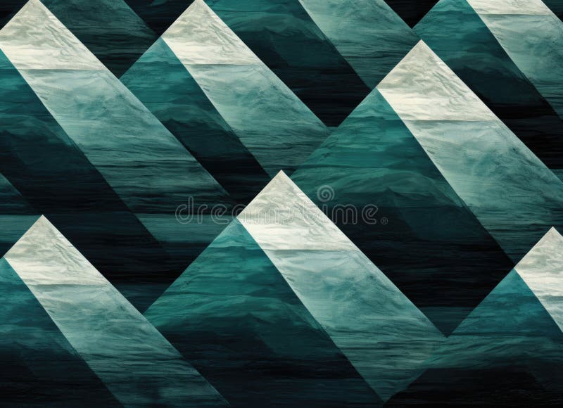 Abstract Ocean Background with Geometry Shapes and Water Waves ...