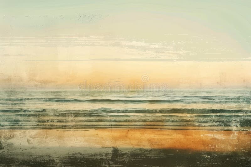 Abstract Ocean Beach, Pastel Gradient, Texture Background, Minimalist ...