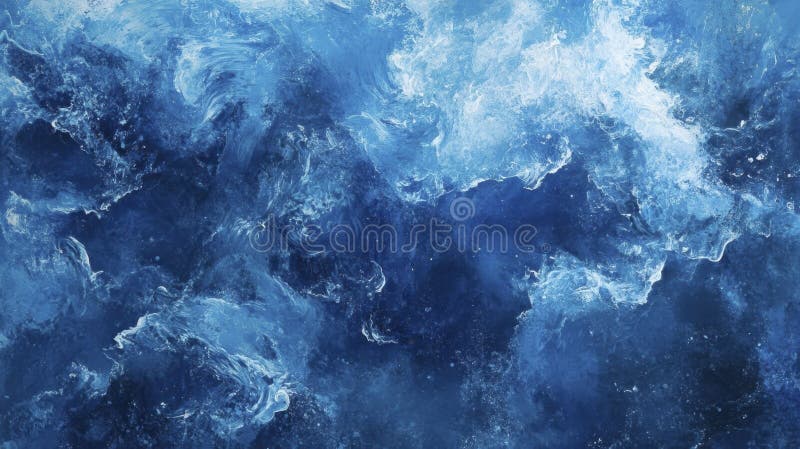 Abstract Ocean Blue Color Background Stock Illustration - Illustration ...