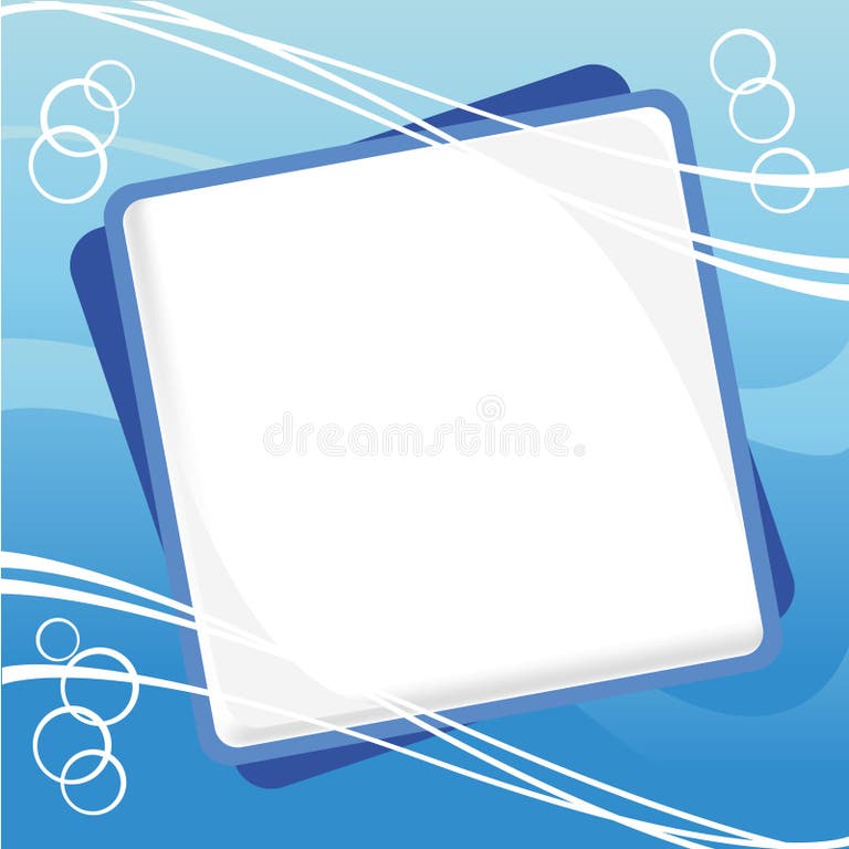 Abstract Ocean Graphic Layout Stock Vector - Illustration of circles ...