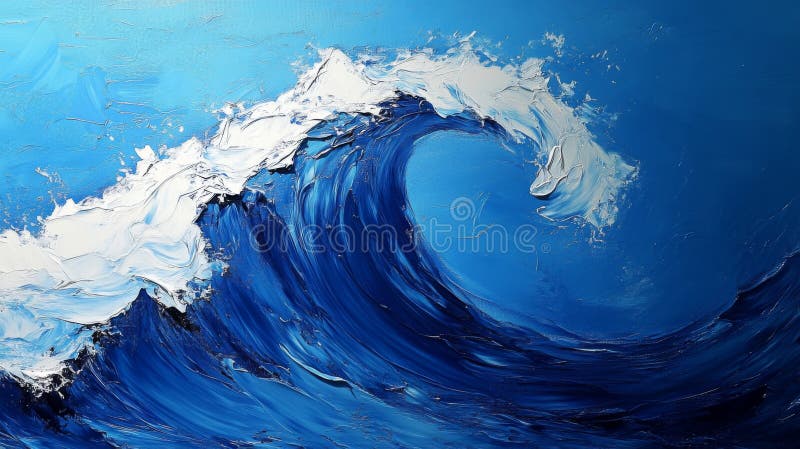 Abstract Ocean Wave stock illustration. Illustration of sweep - 335870508