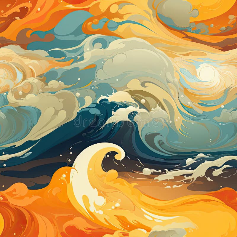Clouds Murals Stock Illustrations – 186 Clouds Murals Stock ...