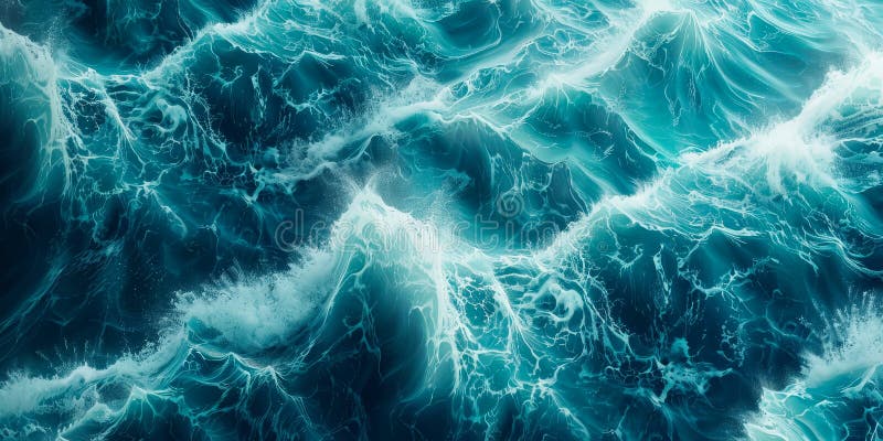Abstract Ocean Wave Patterns Capture the Beauty and Power of Ocean ...