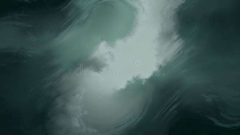 Abstract Ocean Waves with Central Void Stock Illustration ...