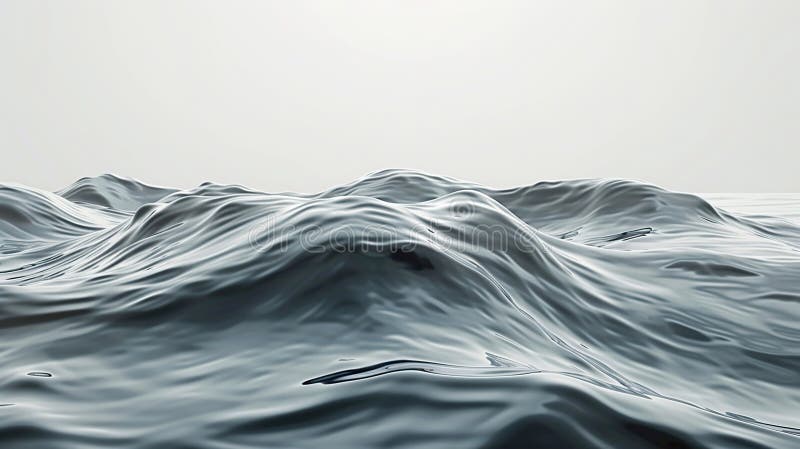 Abstract Ocean Waves stock illustration. Illustration of motion - 325606145