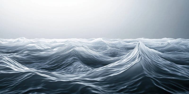 Abstract Ocean Waves and Tranquil Water Surface Stock Image - Image of ...