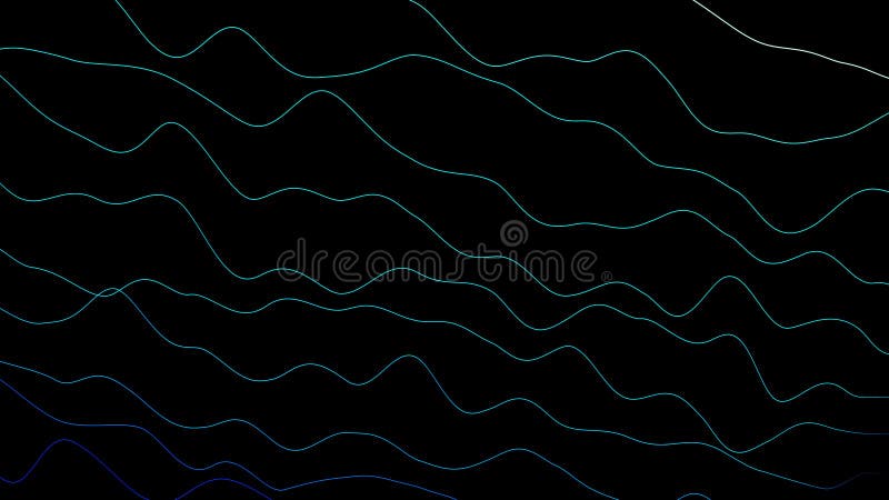Abstract Ocean Wavy Line Pattern Motion Stock Footage - Video of ...