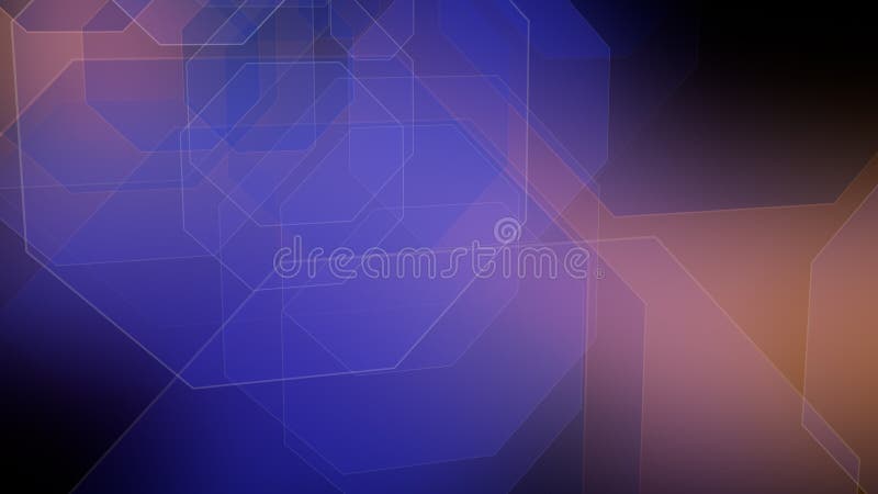 Abstract Octagon Pattern Futuristic and Energetic Composition of ...