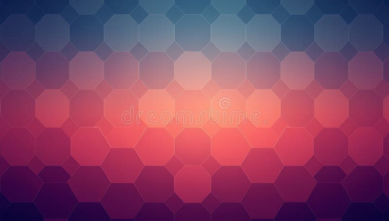 Abstract Octagon Pattern Gradient Background Stock Illustration ...