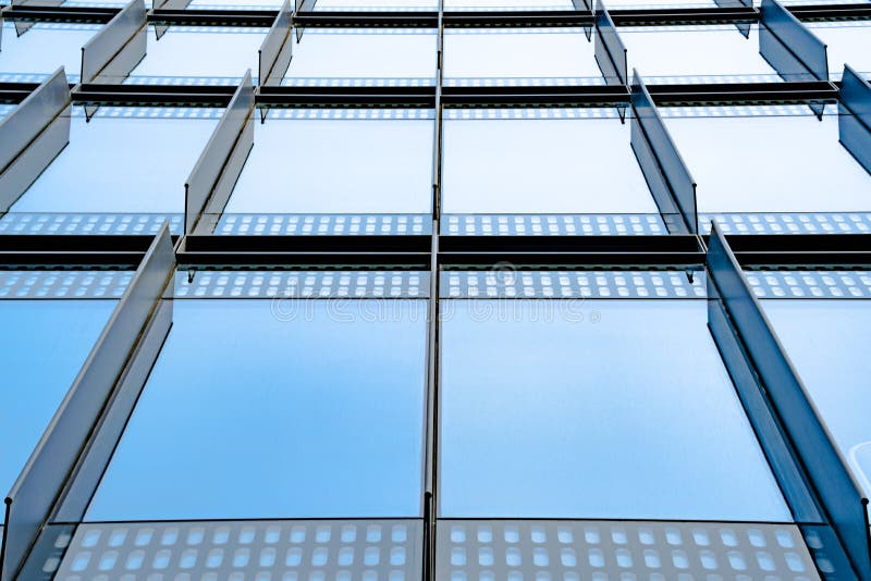 An Abstract Office Building Facade Stock Photo - Image of facade, iron ...