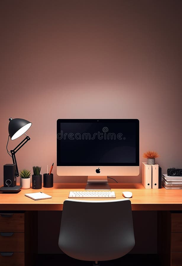 Abstract Office Desktop Design Creative Workspace Ideas for Modern ...