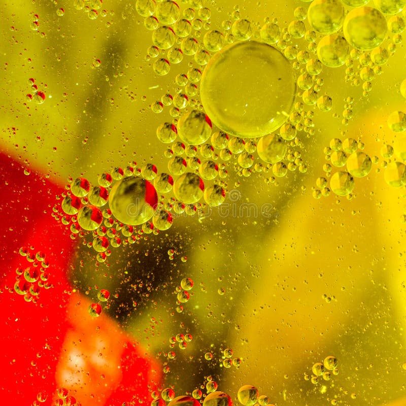 Abstract Oil Droplets stock image. Image of texture, surface - 31378251