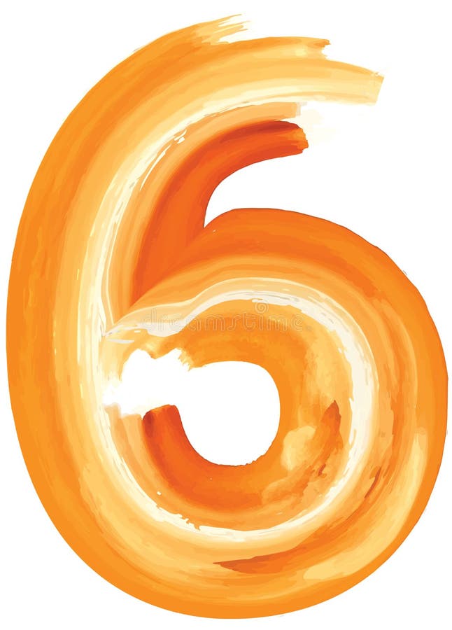 Abstract Oil Paint Number 6 Stock Vector - Illustration of scrapbook ...