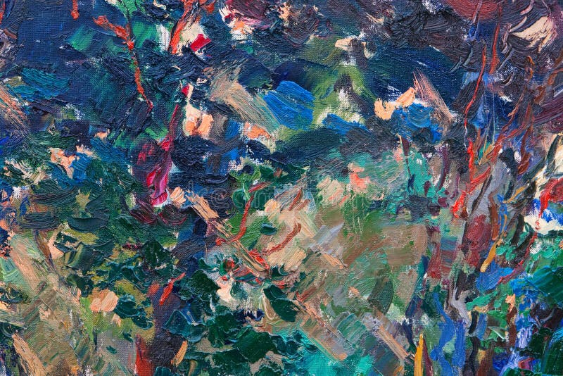 Abstract oil painting stock image. Image of detail, studio - 14568109