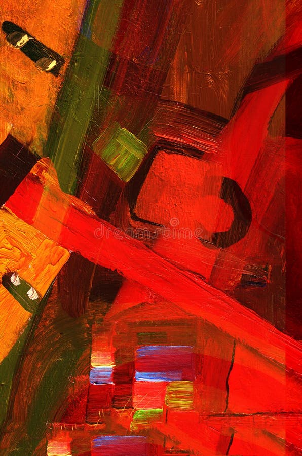 Abstract oil painting stock image. Image of black, decorative - 34325217