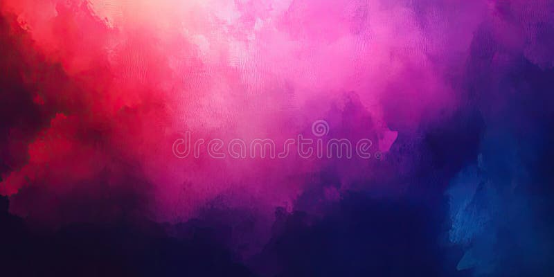 Abstract Oil Painting with Warm and Cool Colors Stock Illustration ...