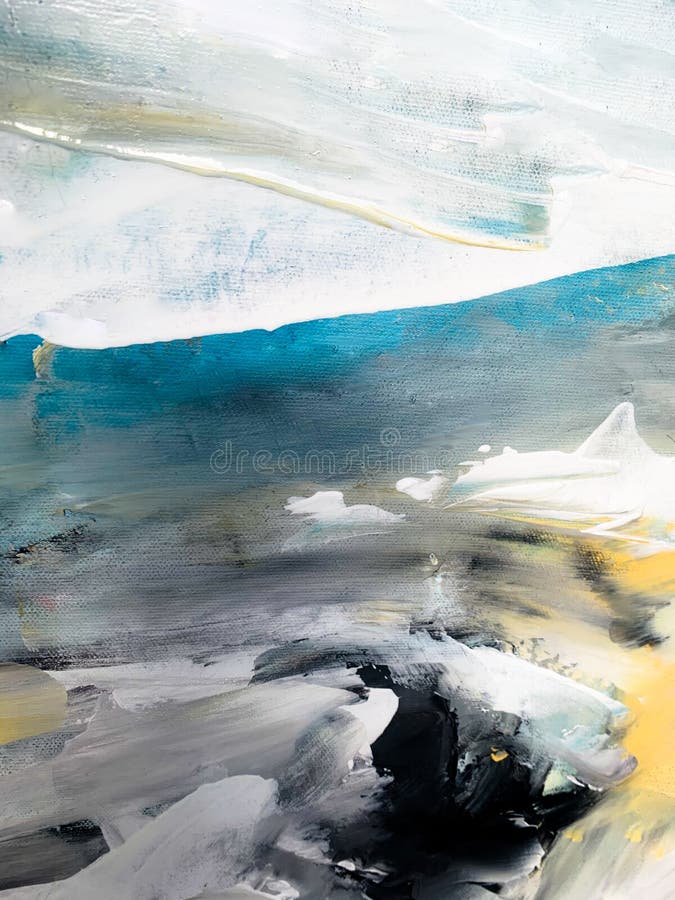 Abstract Oil Texture Background. Paint on Canvas Stock Image - Image of ...