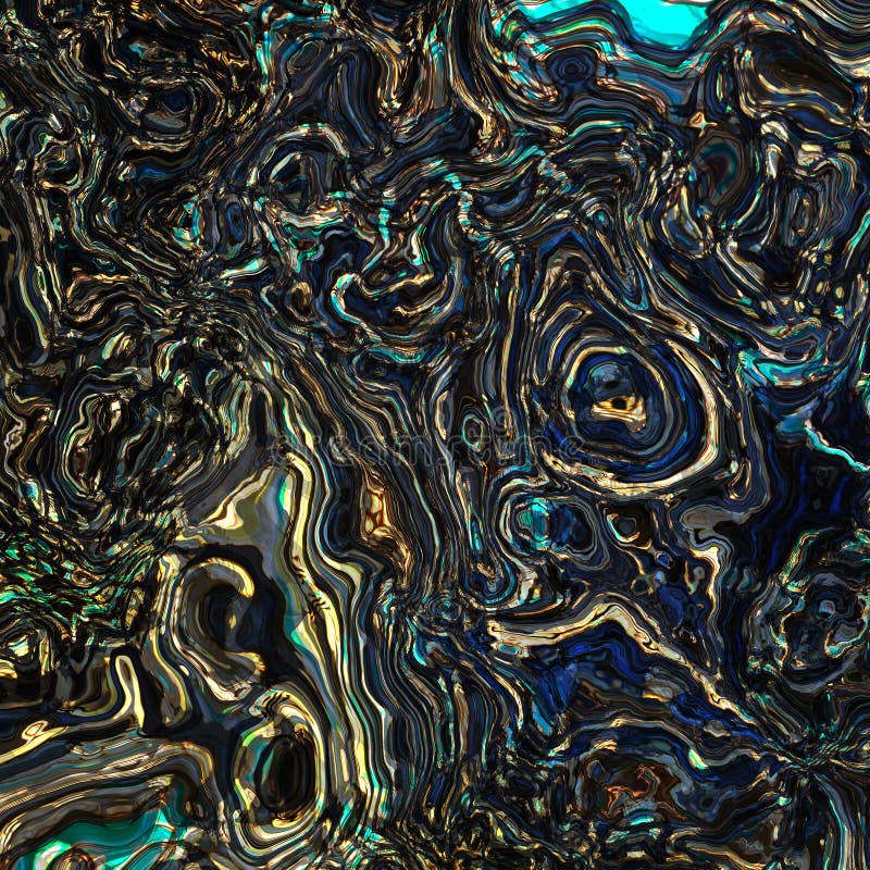 Abstract Oil in Water Texture Stock Image - Image of graphic, abstract ...