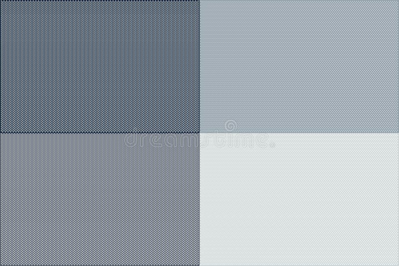 Abstract Old Blue Fabric Patterns Design, Collection Stock Vector ...