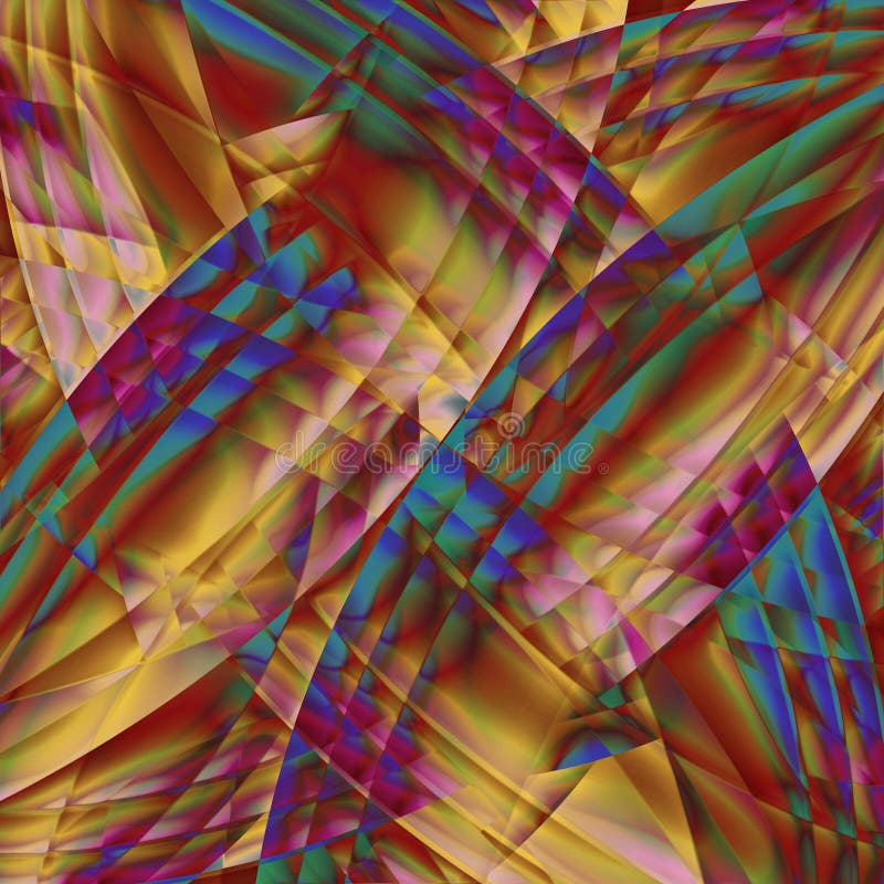 Abstract Old Chaotic Pattern with Colorful Translucent Lines Stock ...