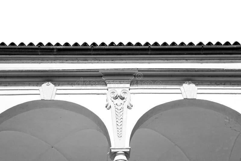 Abstract Old Column in the Country of Europe Italy and Marble Stock ...