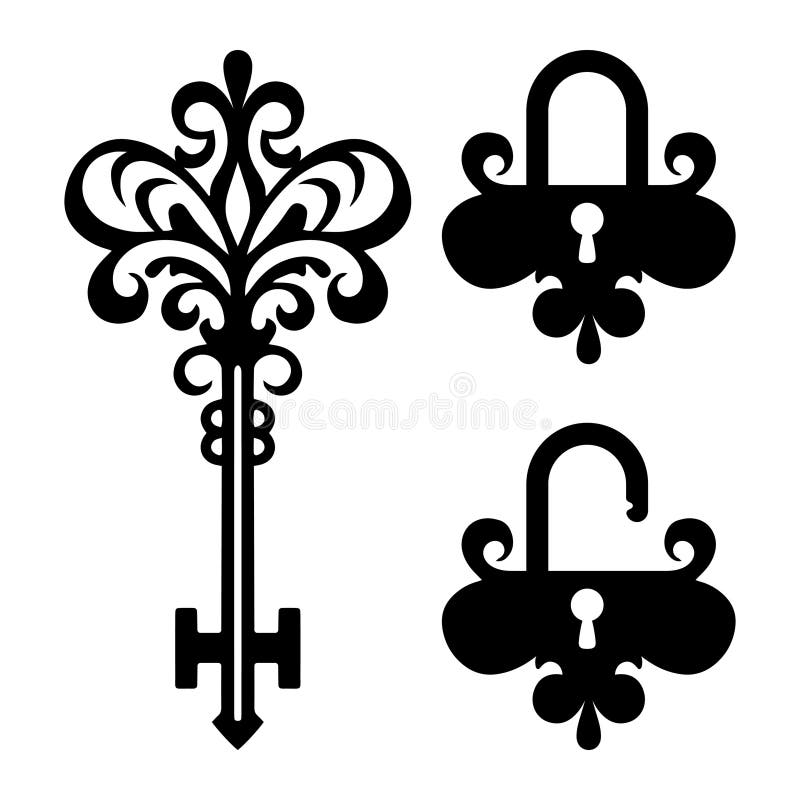 Abstract Key Black White Stock Illustrations – 21,344 Abstract Key ...