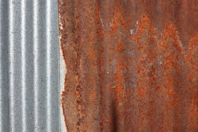 Abstract Old Rusted Zinc Texture Stock Image - Image of textile ...
