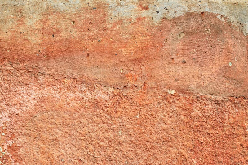 Abstract Old Terracotta Plastered Red Wall Texture Background Stock ...