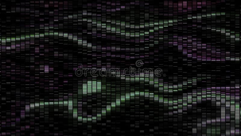 Abstract Old Tv Screen with Interference Effect. Motion. Flowing Wavy ...