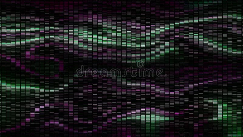 Abstract Old Tv Screen with Interference Effect. Motion. Flowing Wavy ...
