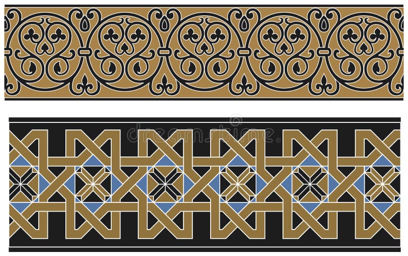 Abstract Old Vector Pattern Stock Vector - Illustration of fashioned ...