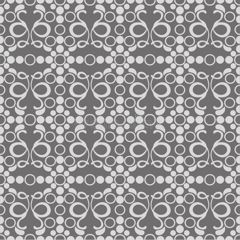 Abstract Old Wallpaper, Seamless Pattern in Color Stock Vector ...