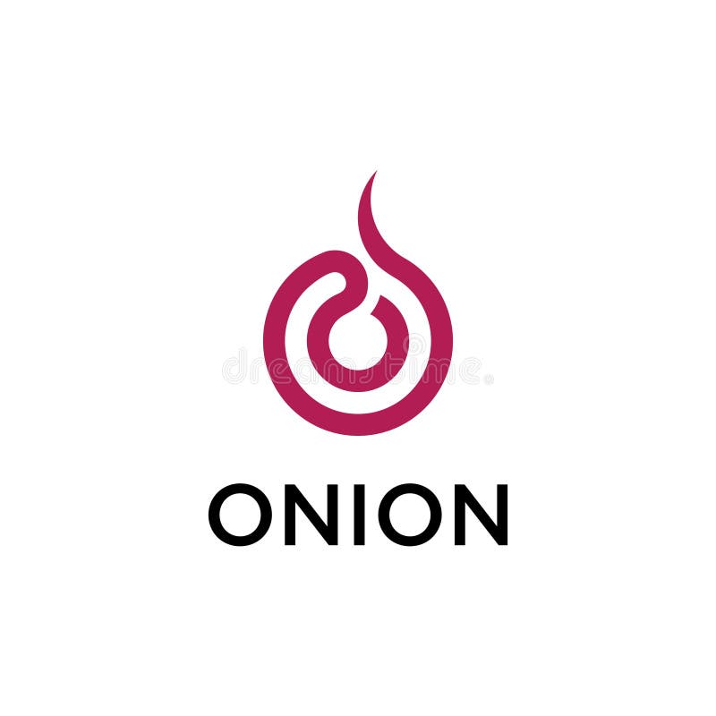 Abstract Onion Symbol, Simple and Modern, Onion Logo Vector Stock ...