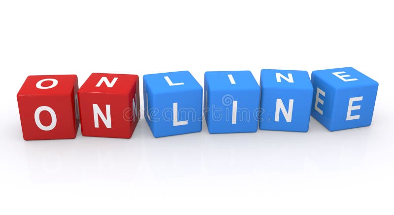 Online and offline stock illustration. Illustration of offline - 22547675