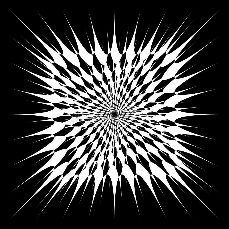 Abstract Op-art Element. Optical, Visual Art, Artistic Element ...