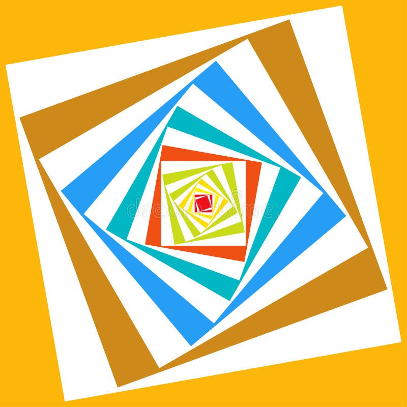 Abstract Op-art Element. Optical, Visual Art, Artistic Element ...