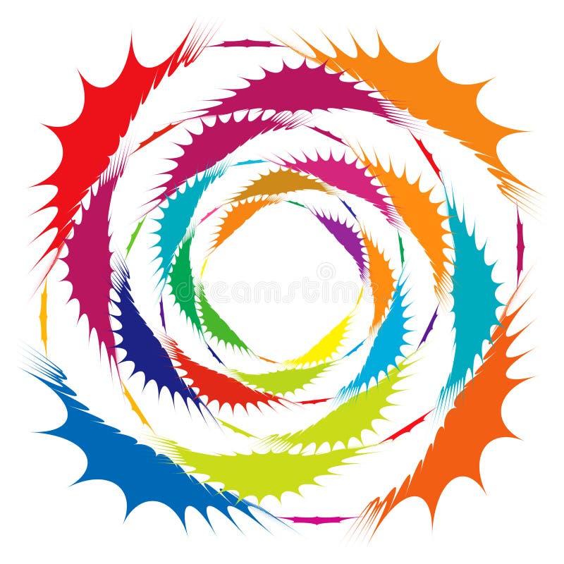 Abstract Op-art Element. Optical, Visual Art, Artistic Element ...