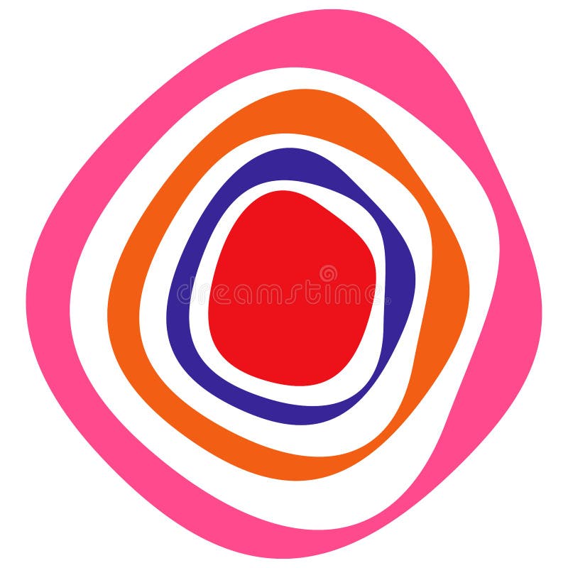 Abstract Op-art Element. Optical, Visual Art, Artistic Element ...