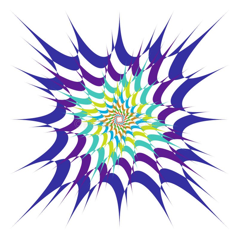 Abstract Op-art Element. Optical, Visual Art, Artistic Element ...