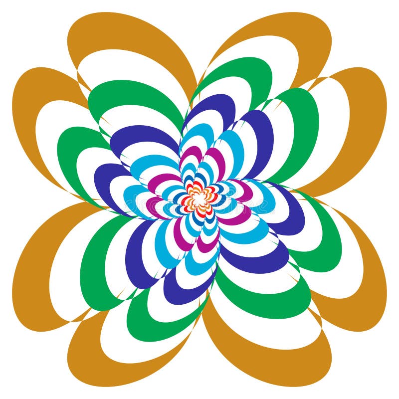 Abstract Op-art Element. Optical, Visual Art, Artistic Element ...