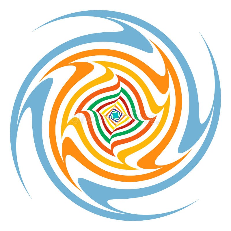 Abstract Op-art Element. Optical, Visual Art, Artistic Element ...