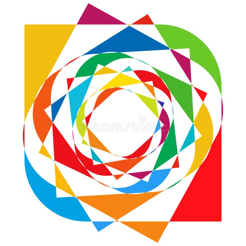 Abstract Op-art Element. Optical, Visual Art, Artistic Element ...