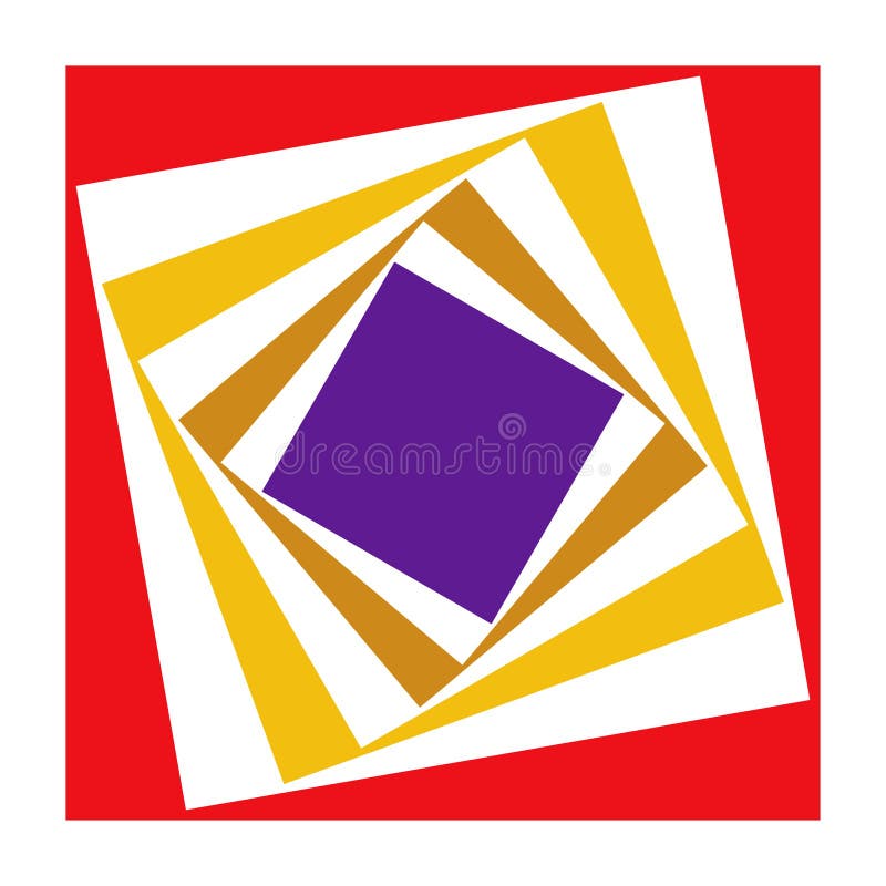 Abstract Op-art Element. Optical, Visual Art, Artistic Element ...